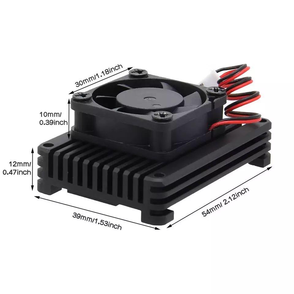 Raspberry Pi Compute Module 4 CM4 12mm Embedded Aluminum Heatsink ...