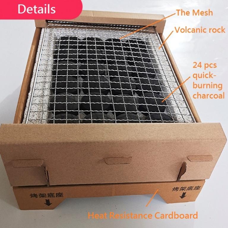 Single-use BBQ Grill Barbeque Pit (Quick start, quick setup) Suitable ...