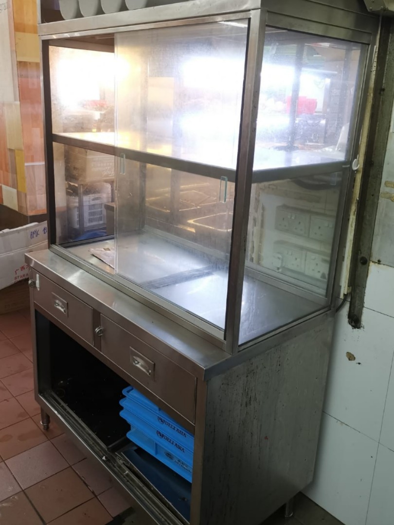 Stainless steel food display, Furniture & Home Living, Bathroom ...
