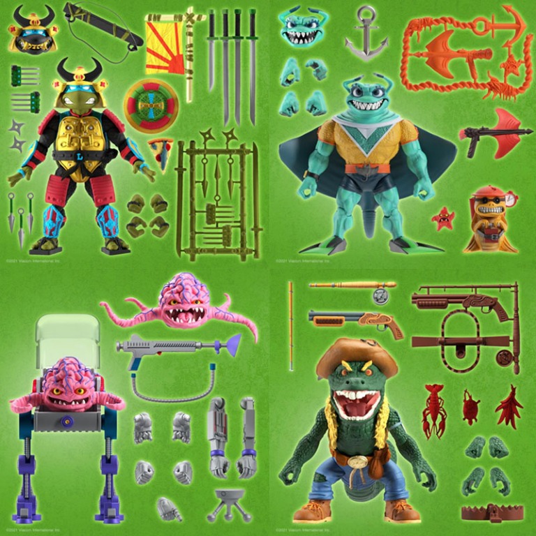TMNT Teenage Mutant Ninja Turtles Ultimates Wave 5 Sewer Samurai ...