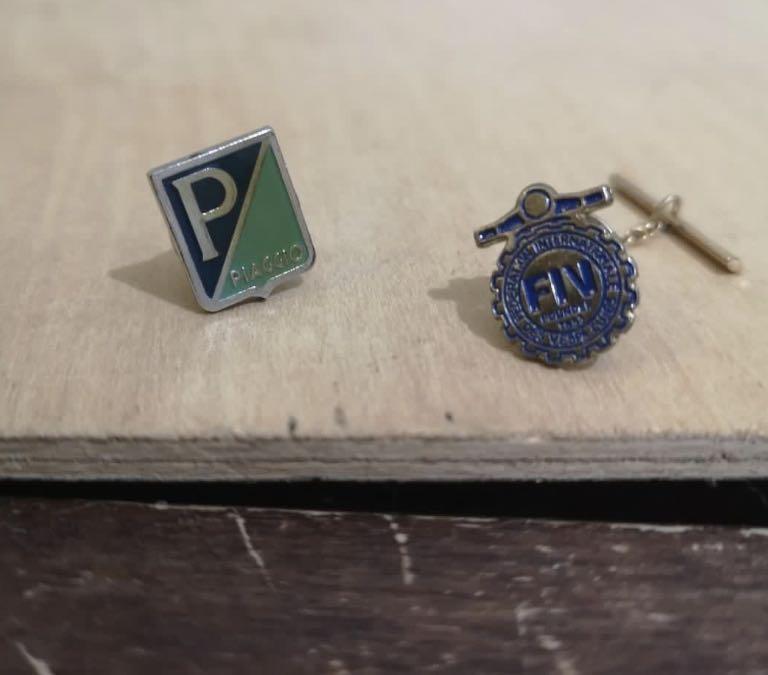 Vespa Founder Pin, Hobbies & Toys, Memorabilia & Collectibles, Vintage ...