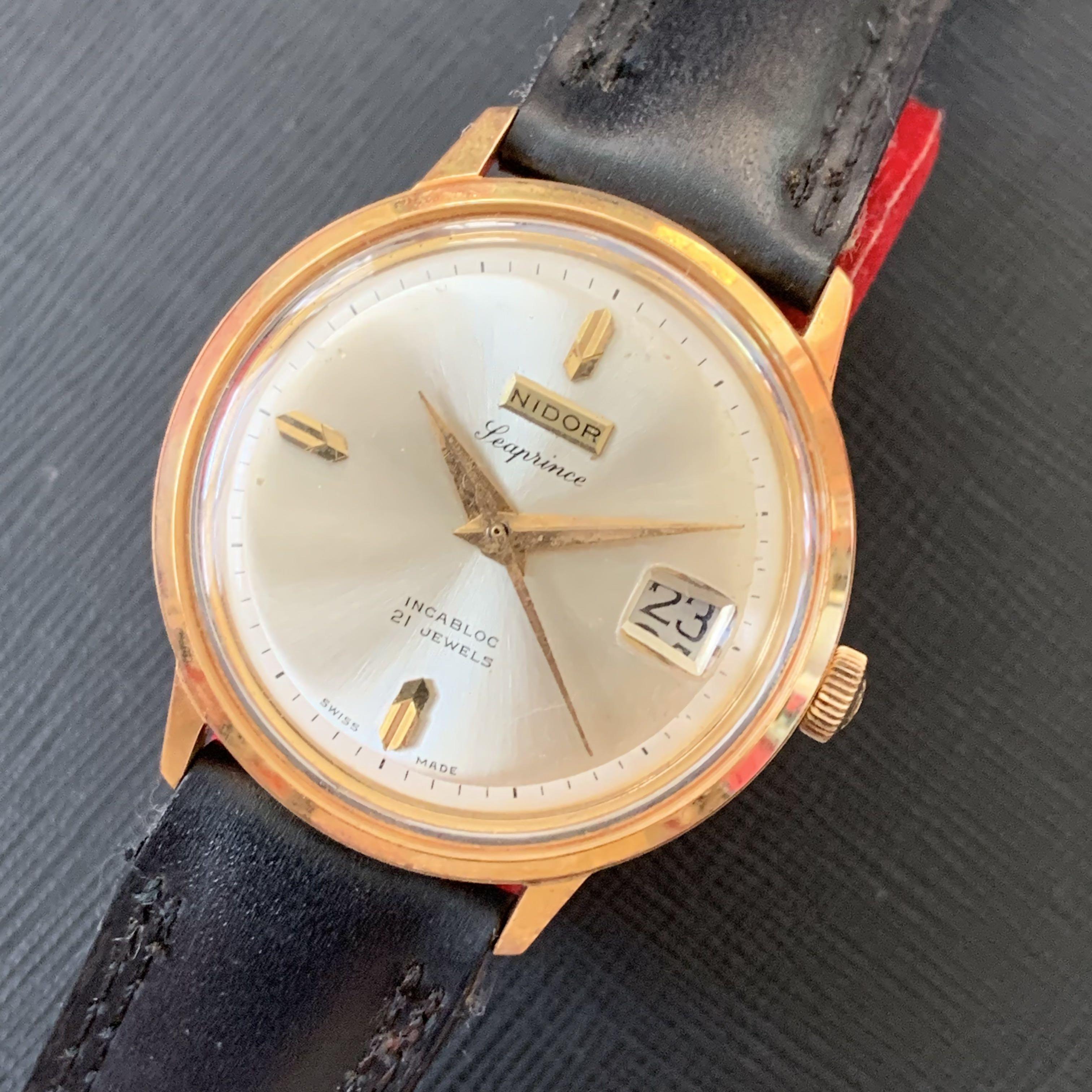 Vintage Nidor Seaprince Watch, Women's Fashion, Watches & Accessories ...