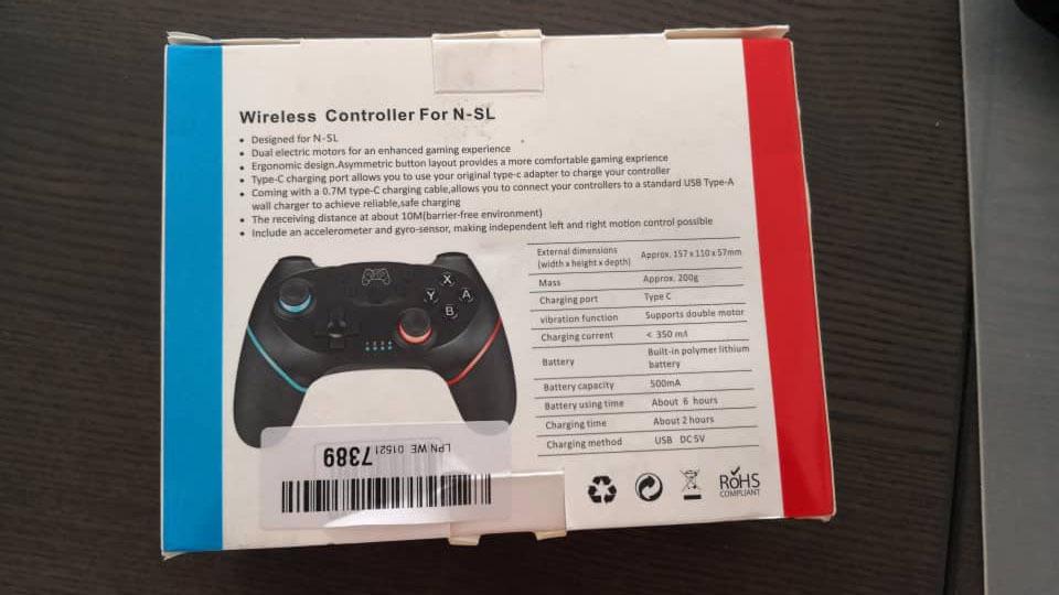 Wireless Controller for N-SL, Video Gaming, Gaming Accessories ...