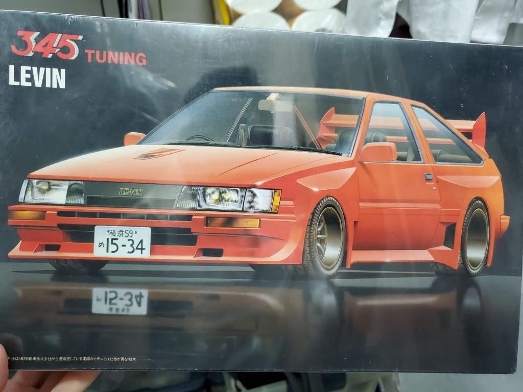 全新 1/24 1:24 FUJIMI AE86 LEVIN 345 Tuning Model 模型, 興趣及遊戲, 收藏品及紀念品, 明星 ...