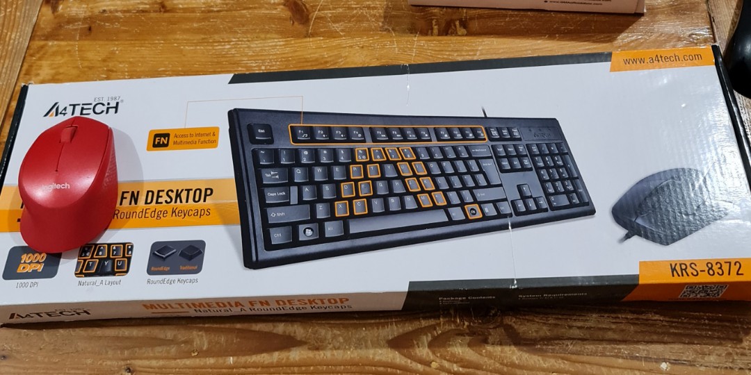 A4 Tech Keyboard, Computers & Tech, Parts & Accessories, Computer Keyboard on Carousell