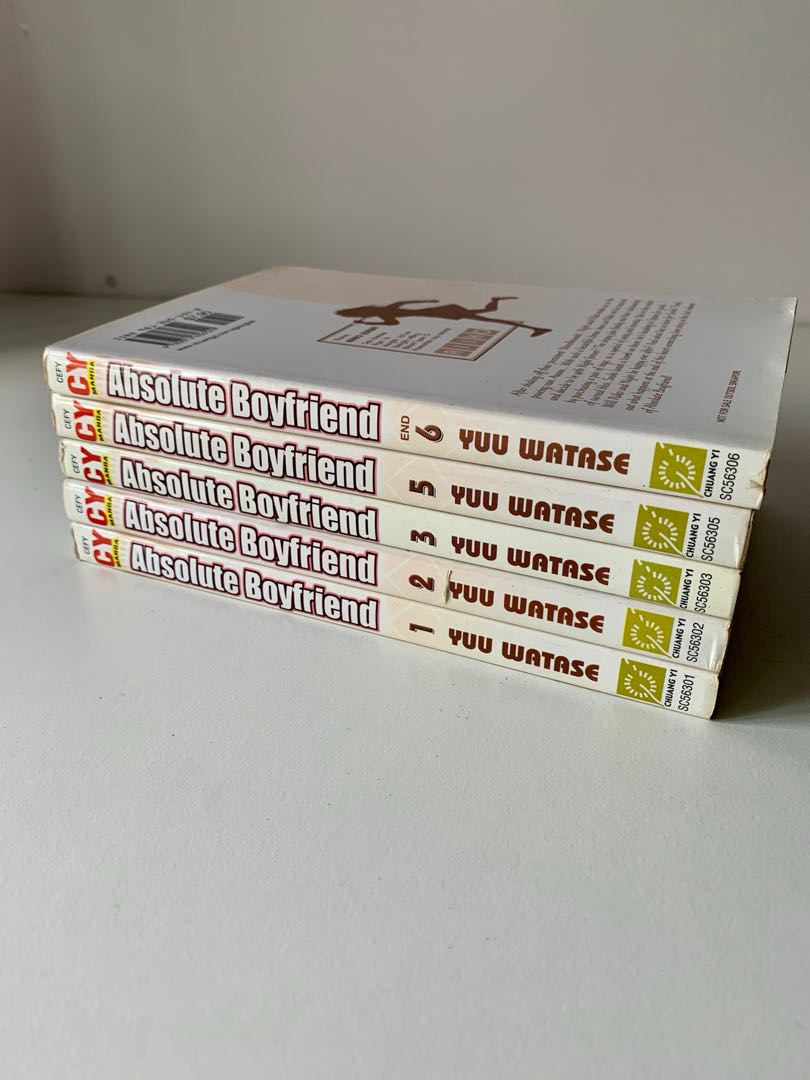 Absolute boyfriend manga English vol 1-3, 5,6, Hobbies & Toys, Books ...