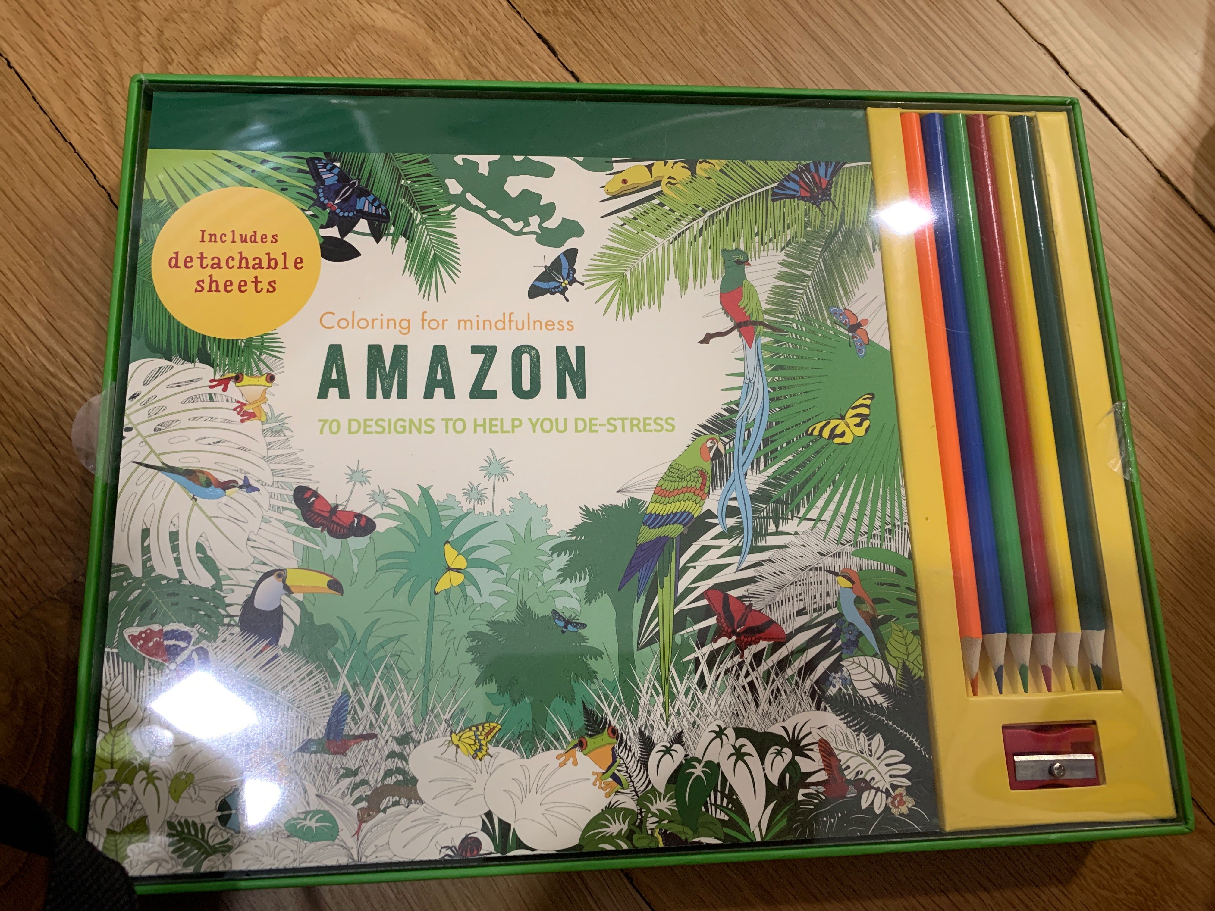 (Buy 5 get 1 free) Adult colouring kit, Hobbies & Toys, Stationery ...