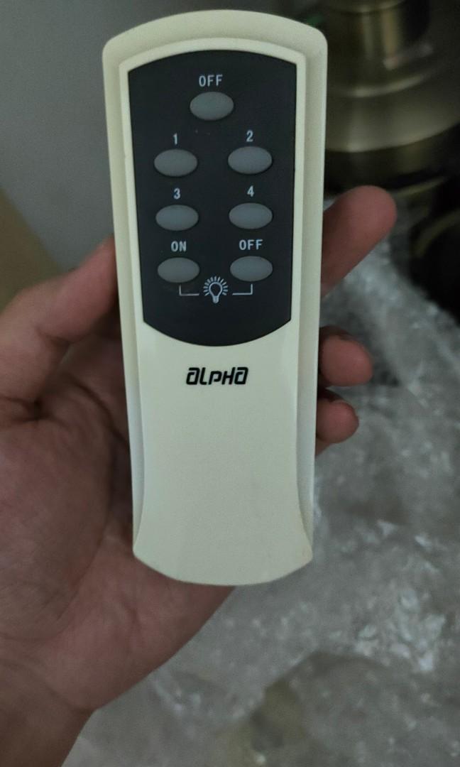 Alpha control rc55 E01BT-2, Furniture & Home Living, Lighting & Fans ...