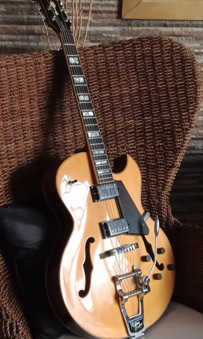 Aslin Dane Jazz King Archtop boutique hand made full hollow body ...