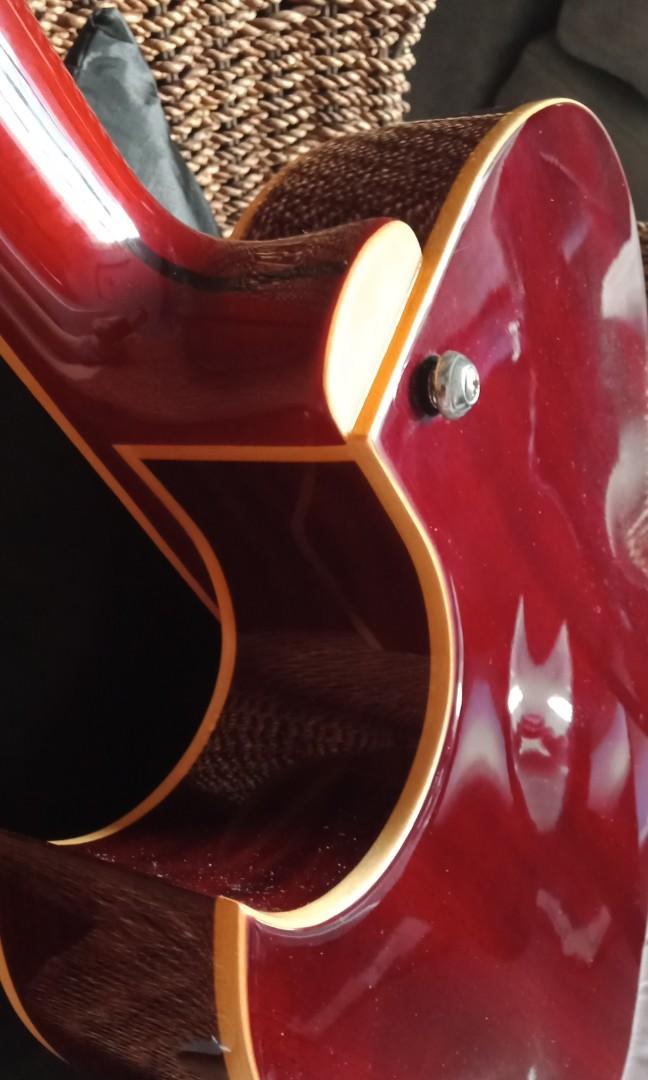 Aslin Dane Jazz King Archtop boutique hand made full hollow body ...