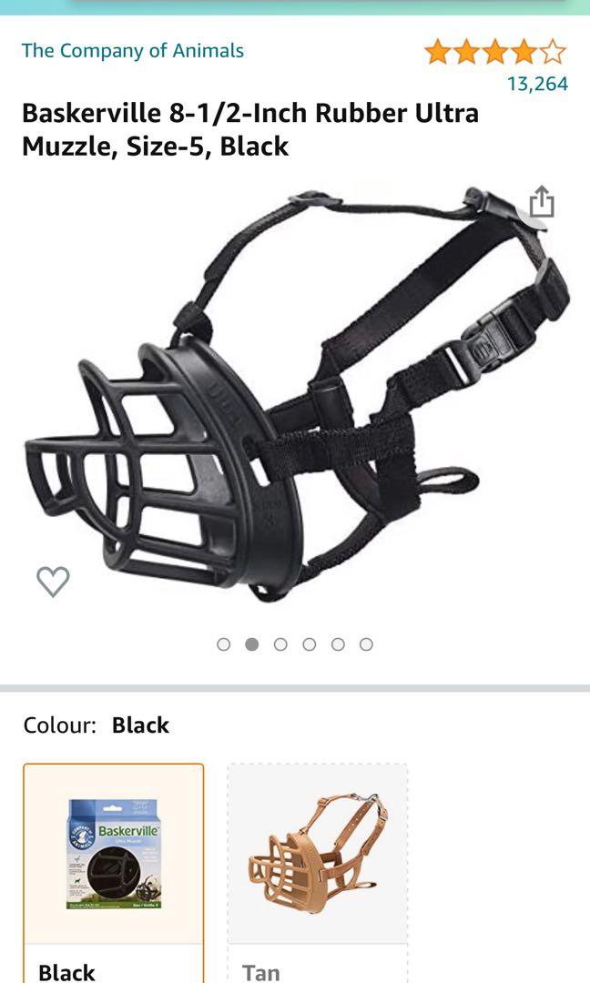 Baskerville Ultra muzzle - Size 5 (new, unused), Pet Supplies, Homes ...