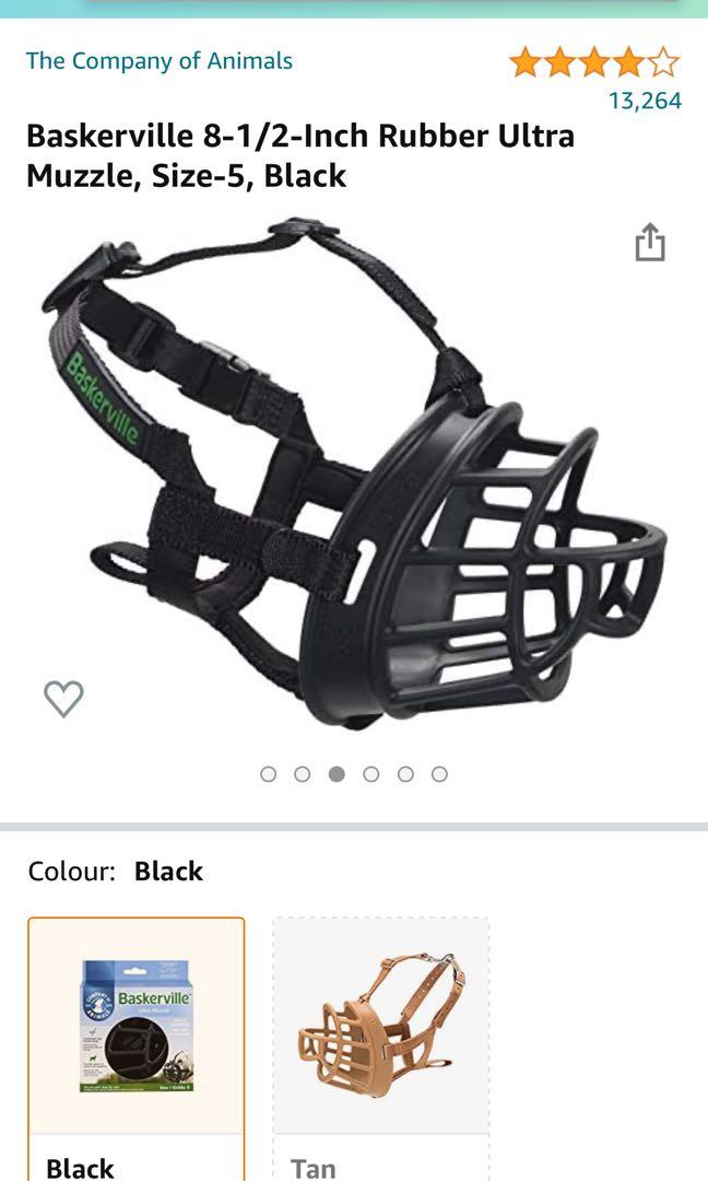 Baskerville Ultra muzzle - Size 5 (new, unused), Pet Supplies, Homes ...