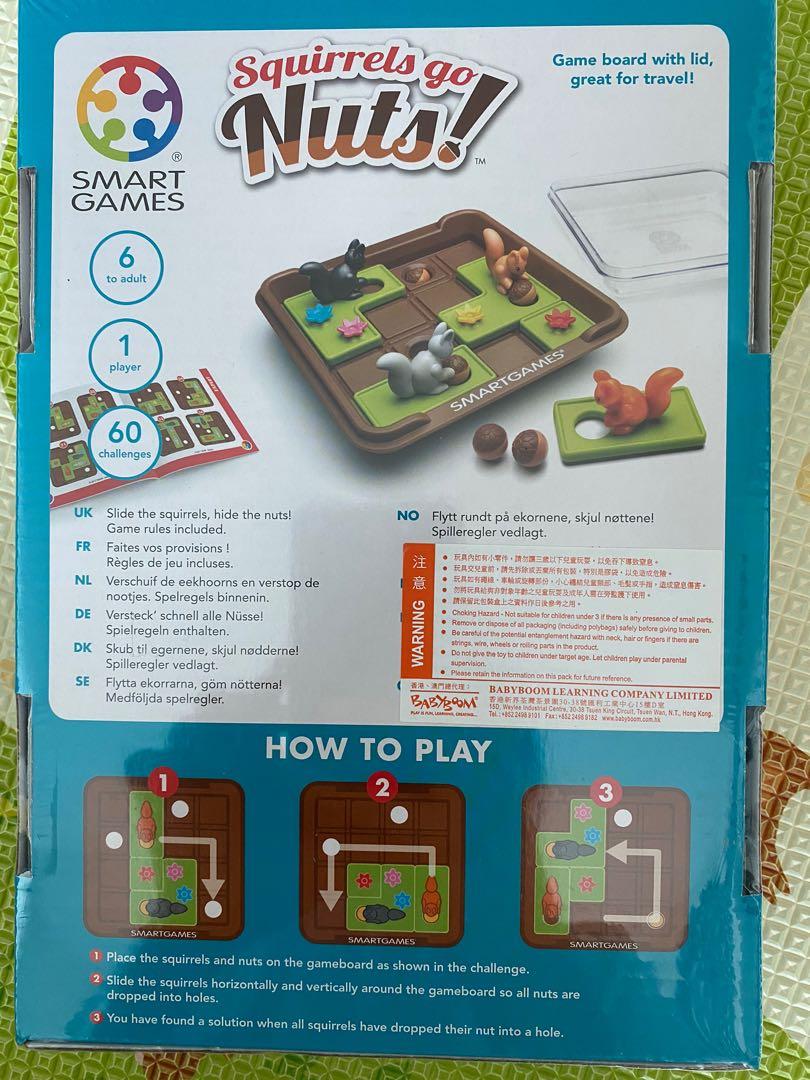 Smart Games - Squirrels go "Nuts" 松鼠藏堅果 (Board Game), 兒童＆孕婦用品, 嬰兒玩具 ...