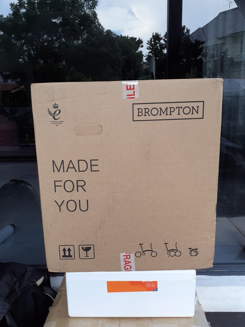 Brompton box, Sports Equipment, Bicycles & Parts, Parts & Accessories ...