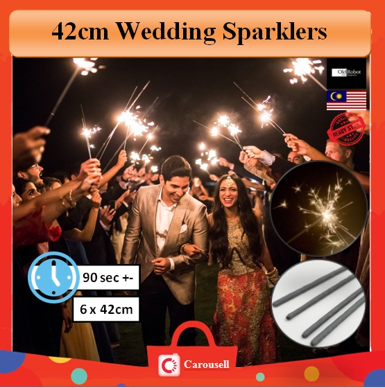 Bunga Api Sparklers 42cm Wedding Sparklers (6 x Sparklers), Photography ...