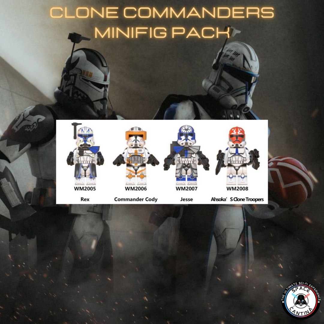 Clone Commanders Minifigure Pack, Hobbies & Toys, Toys & Games on Carousell