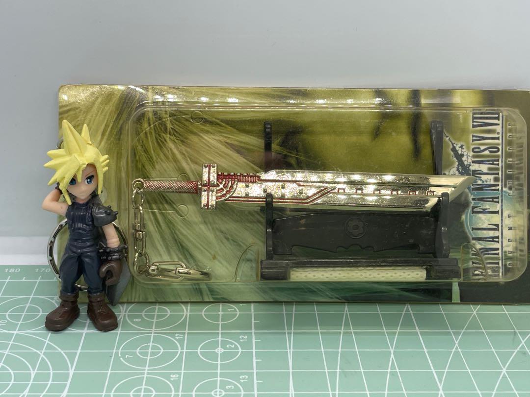 Cloud Strife Final Fantasy Vii 7 stuffed toy plushie sword keychain ...