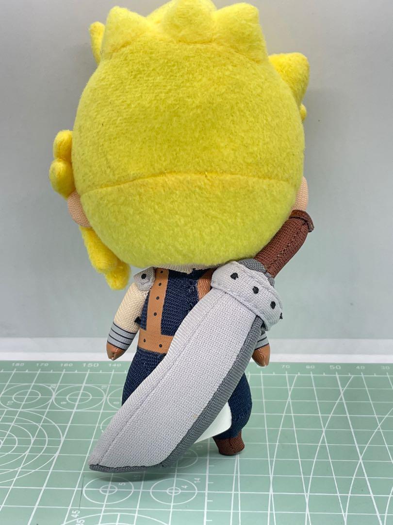 Cloud Strife Final Fantasy Vii 7 stuffed toy plushie sword keychain ...