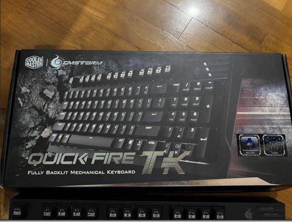 Cooler Master Quick Fire TKL Mechanical Keyboard, Computers & Tech ...