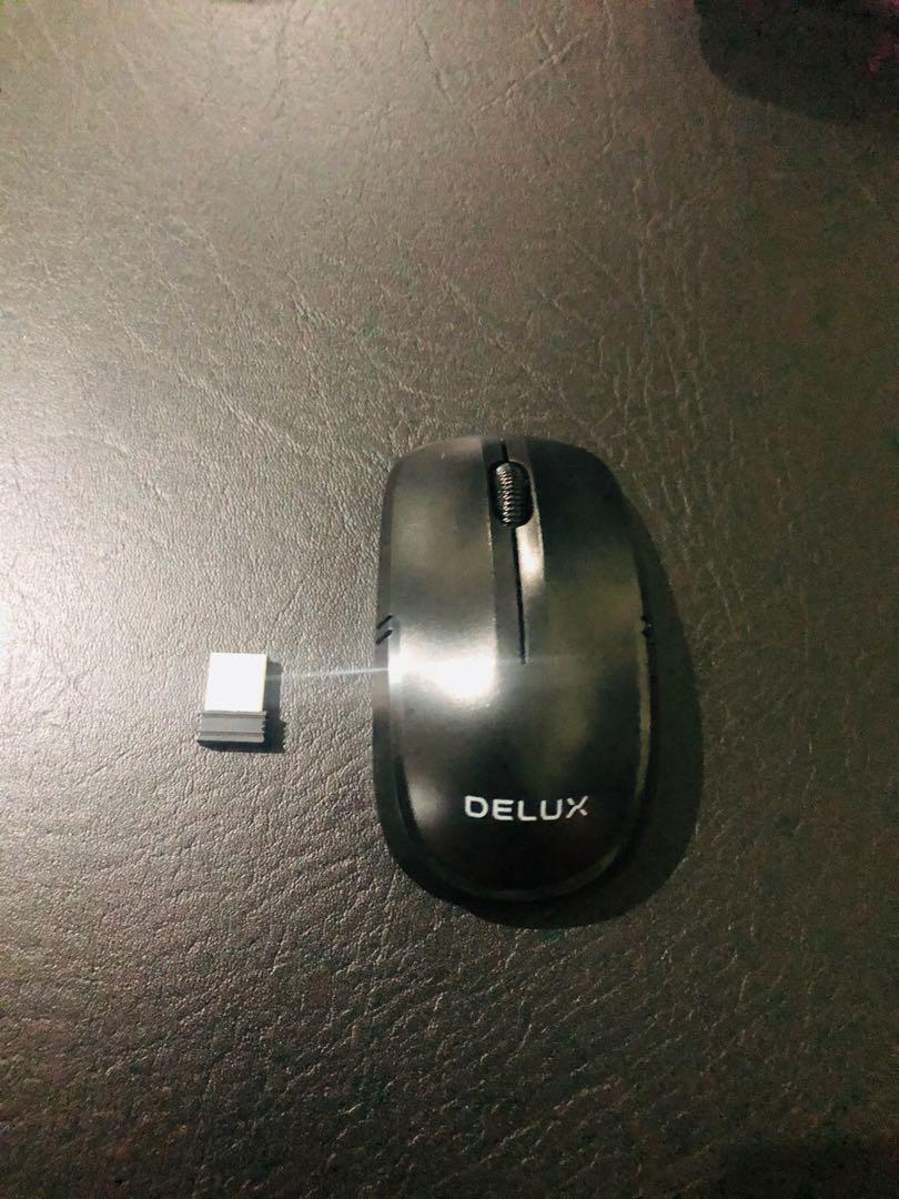 Delux M136 Wireless Optical Mouse, Computers & Tech, Parts ...