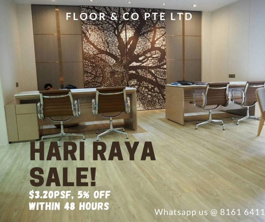 Hari Raya Vinyl Flooring Sale!, Furniture & Home Living, Home Decor ...