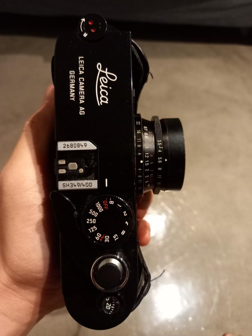 Leica M6 ttl black paint, Photography, Cameras on Carousell