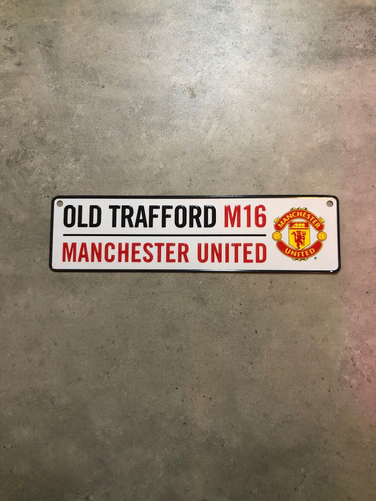 Manchester United Old Trafford sign, Everything Else on Carousell