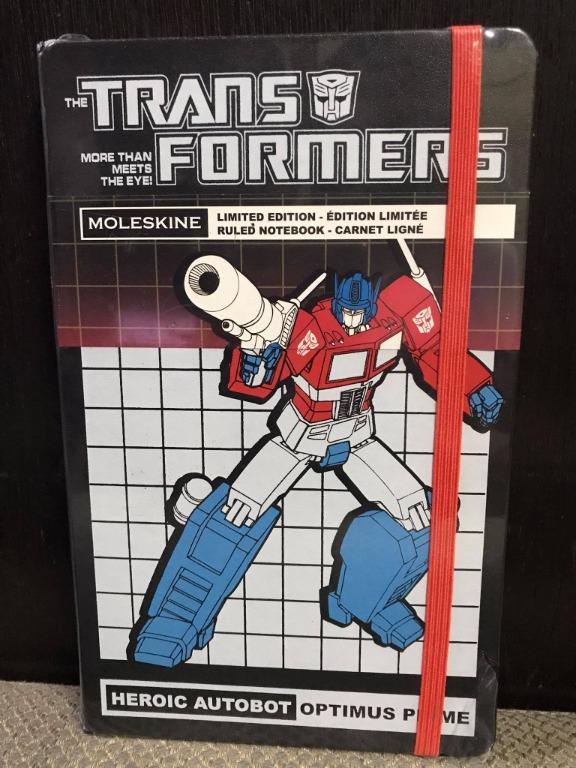 MOLESKINE: Limited Edition Transformers Ruled Notebook (Optimus Prime ...