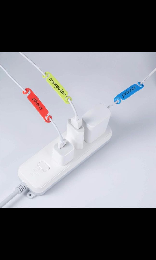 Multicolored Cable Management Tags, Computers & Tech, Parts ...