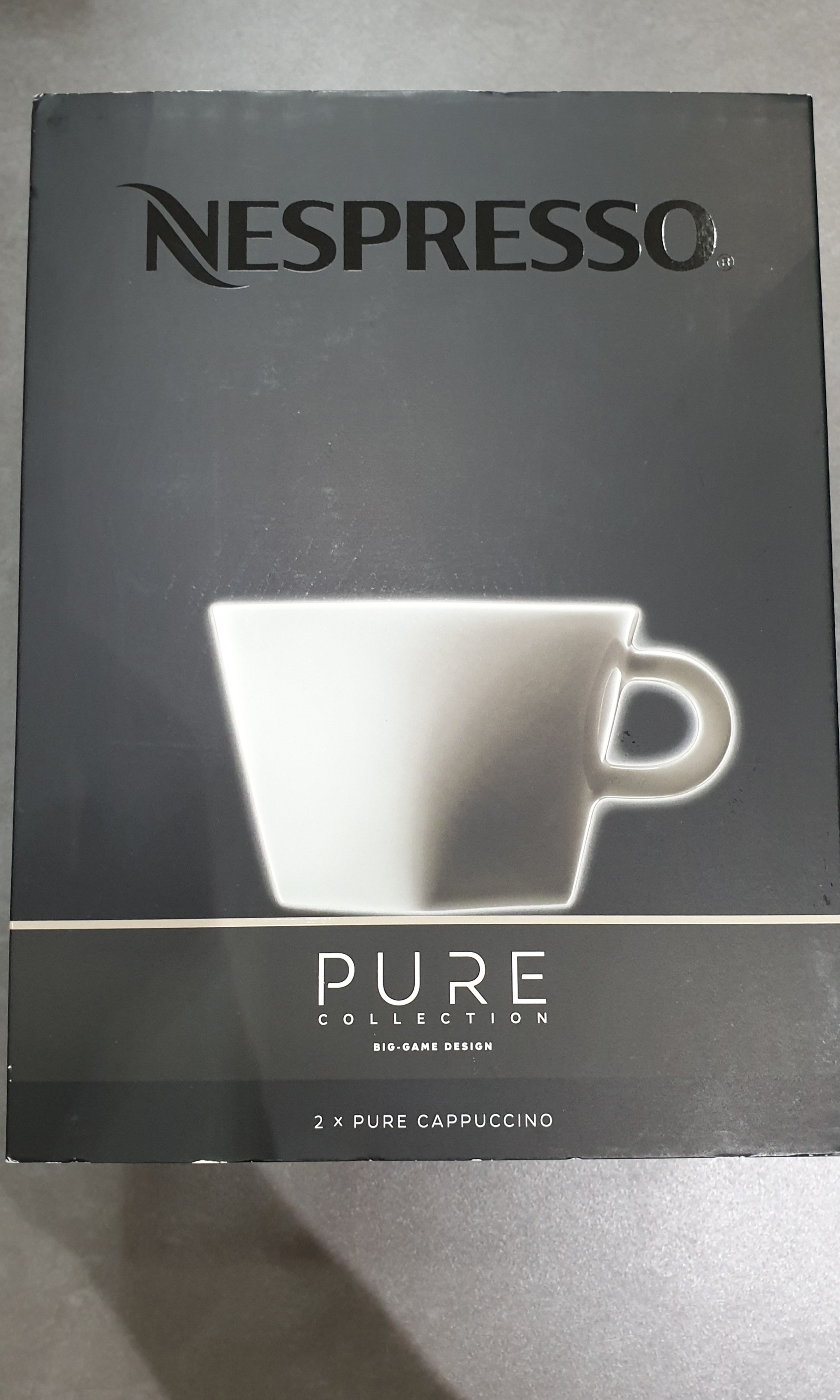 Nespresso cappuccino pure 2 sets cup new design, Furniture & Home ...