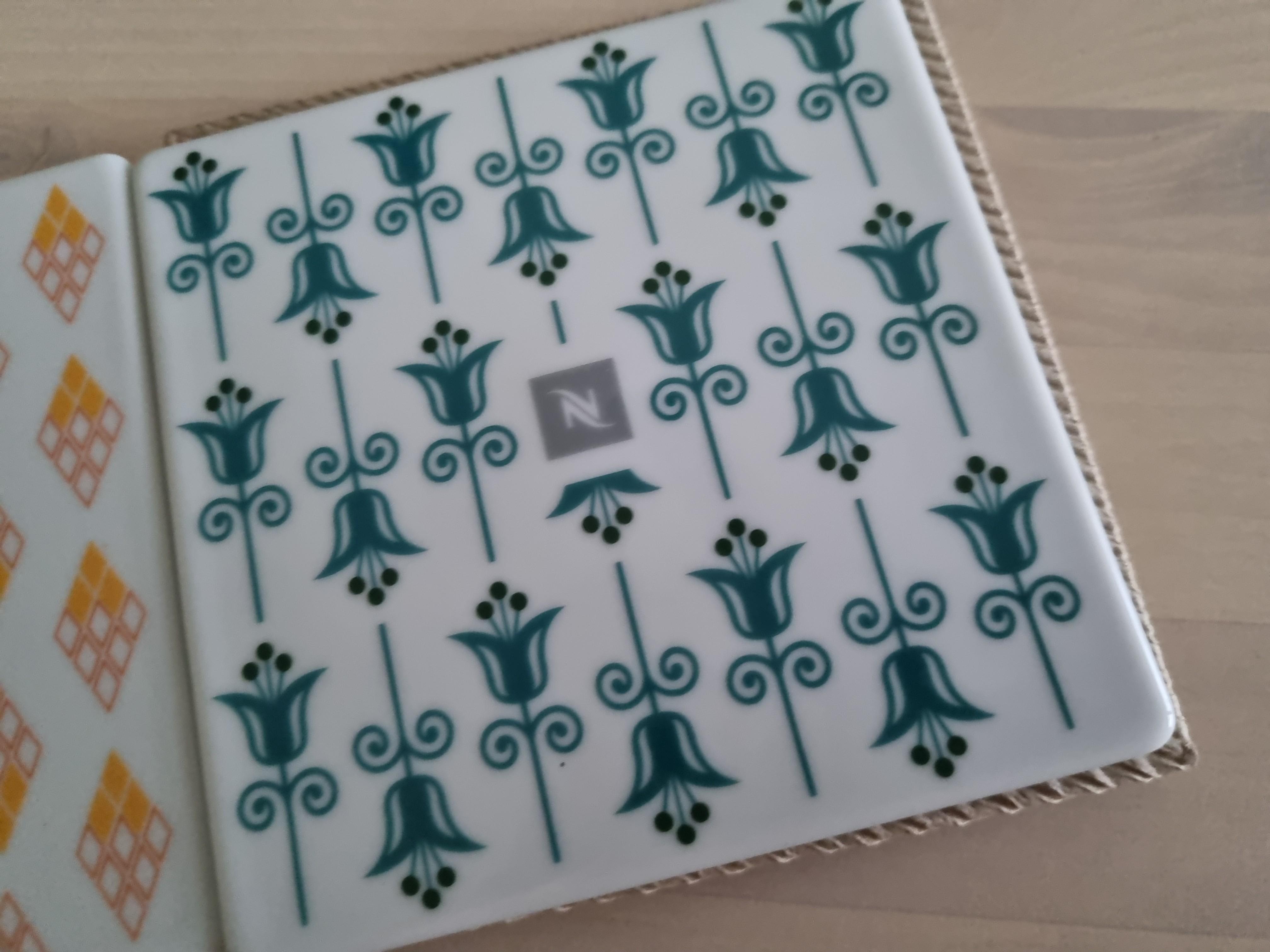 Nespresso Porcelain Coasters - Vienna and Stockholm, Furniture & Home ...