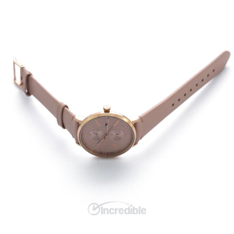 [NEW] Tommy Hilfiger Women's Multi Dial Quartz Watch with Leather Strap ...