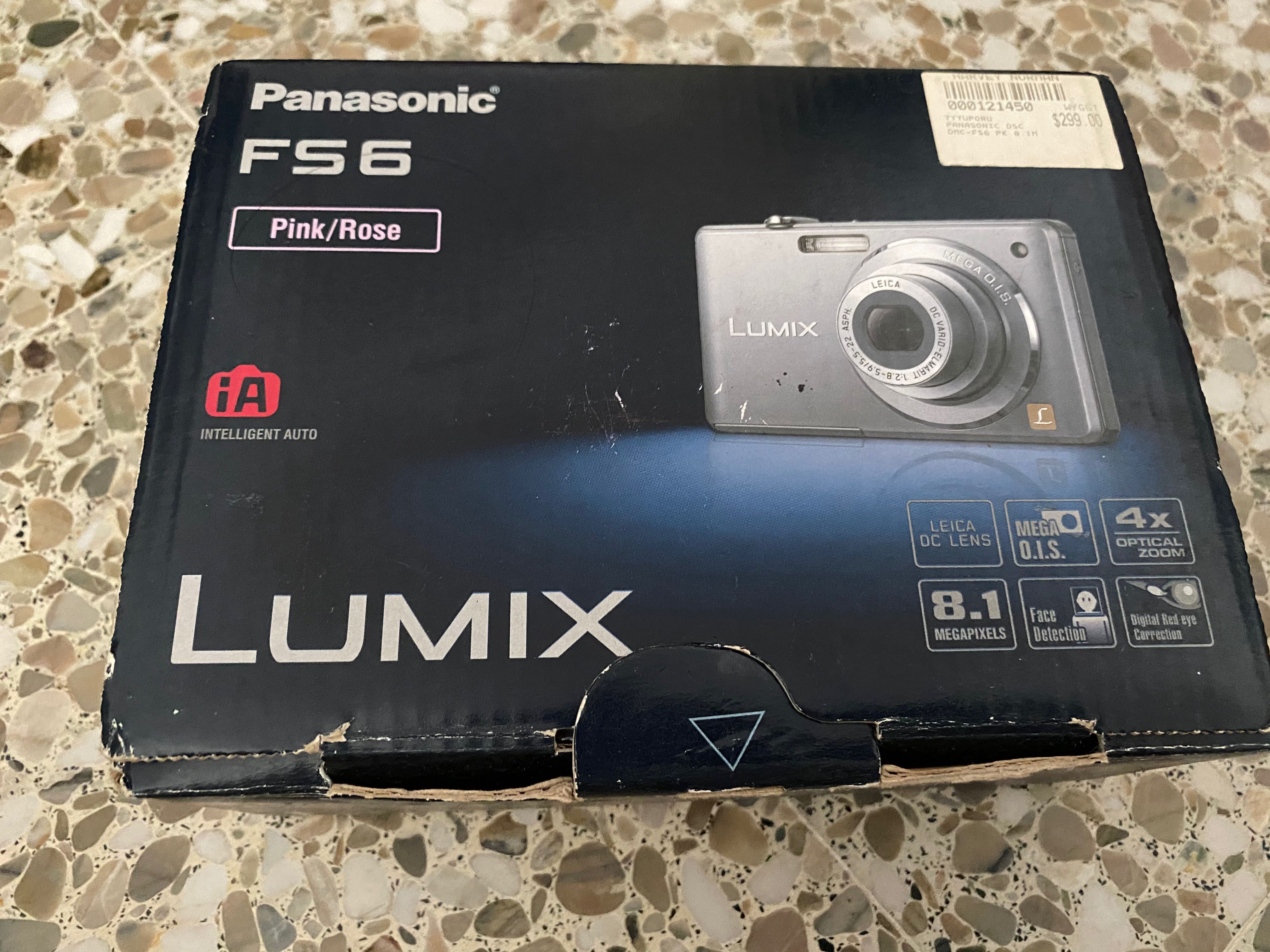 Panasonic Camera Lumix FS6 Pink , Photography, Cameras on Carousell