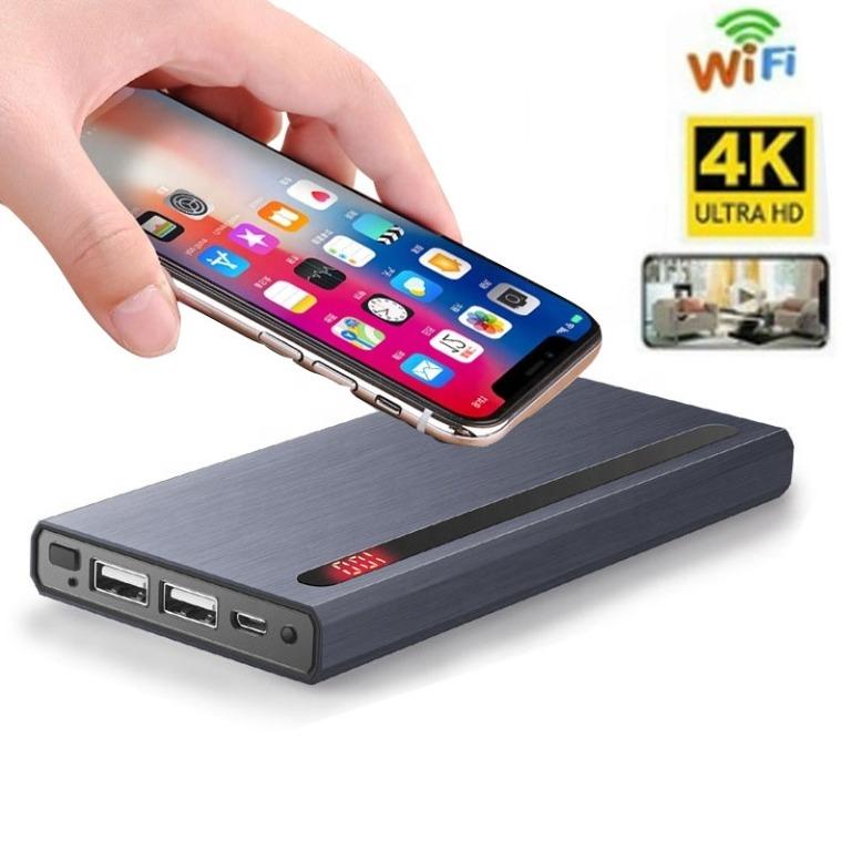 Power Bank Spy Camera 1080P/4K Wifi Portable Hidden Powerbank Wireless ...