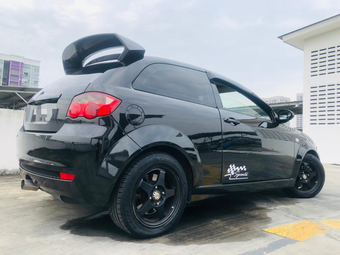 Proton Satria Neo 1.6 auto - black, Cars, Cars for Sale on Carousell