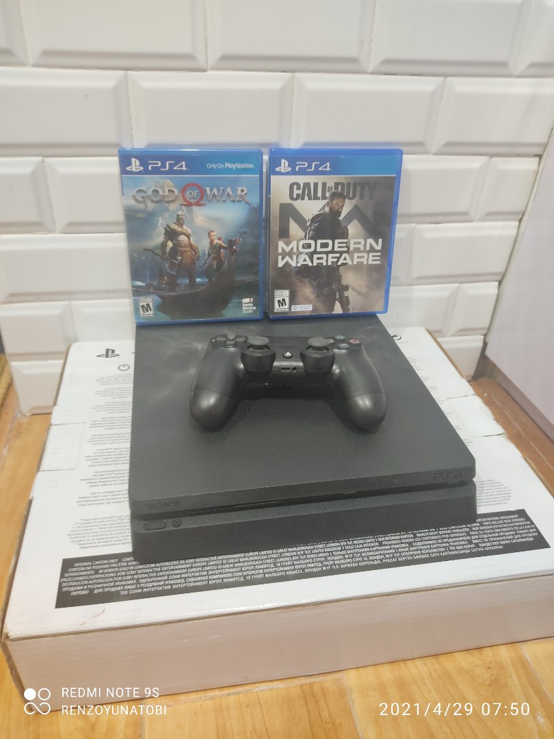 Ps4 slim 500gb, Video Gaming, Video Game Consoles, PlayStation on Carousell