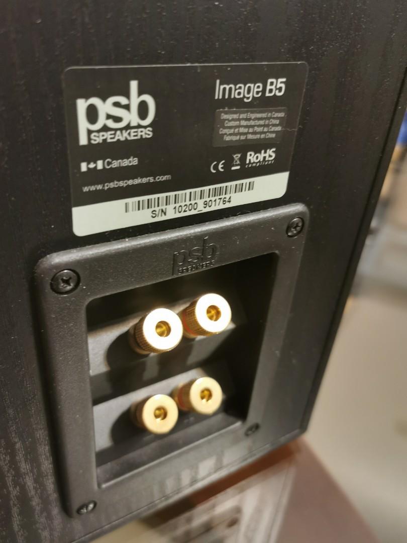 PSB Image B5 Bookshelf Speakers, Audio, Soundbars, Speakers ...