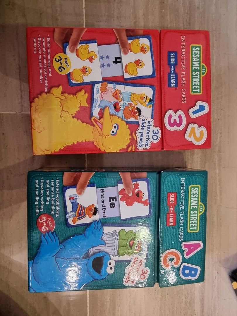 Sesame Street Themed Flashcards, Hobbies & Toys, Books & Magazines ...