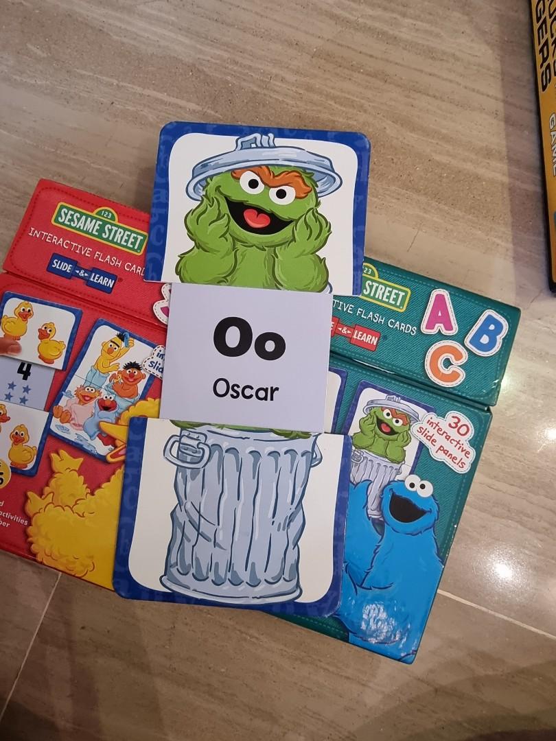 Sesame Street Themed Flashcards, Hobbies & Toys, Books & Magazines ...