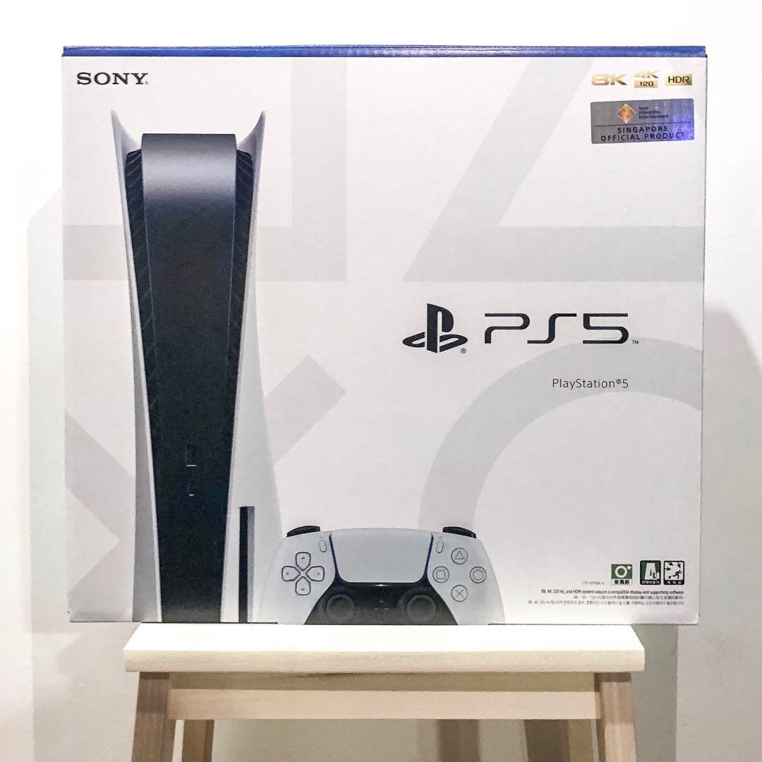 Sony Playstation 5 (PS5) Blu-Ray Edition, Video Gaming, Video Game ...