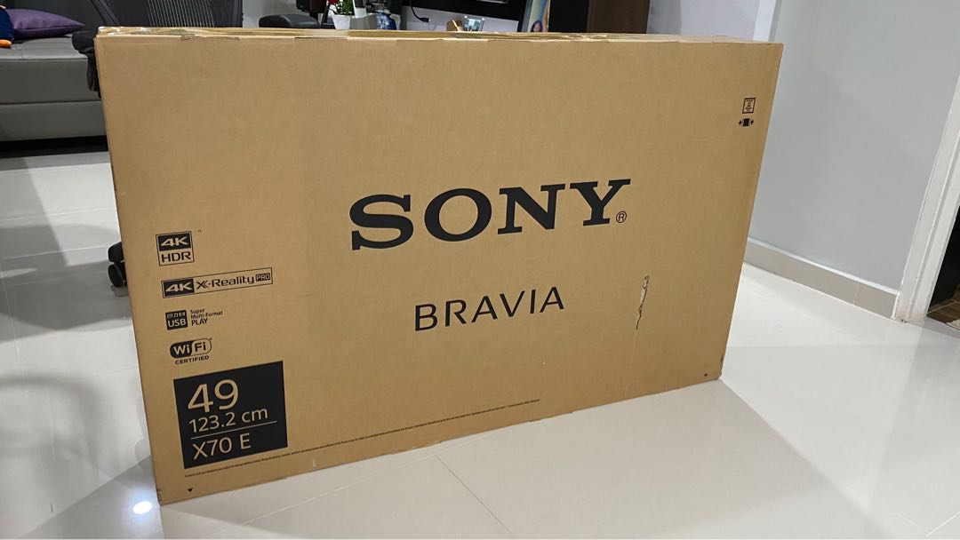 Sony TV Bravia 49” 4K, TV & Home Appliances, TV & Entertainment, TV on ...