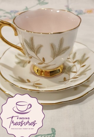 *RESERVED for H* Stunning Vintage Braemar Tea Trio from Royal Albert ...