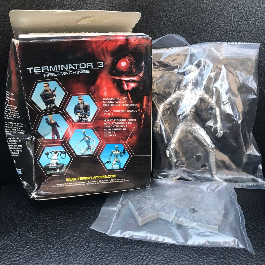 TERMINATOR 3 RISE OF THE MACHINES T-X ENDOSKELETON 4” COLLECTIBLES ...