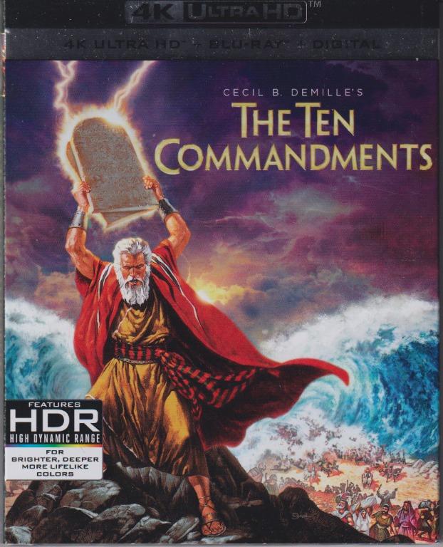 the ten commandments blu ray