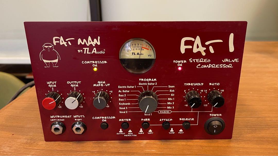 TL audio fat man - fat 1 stereo valve compressor + pre amp （膽/tube）, 興趣 ...