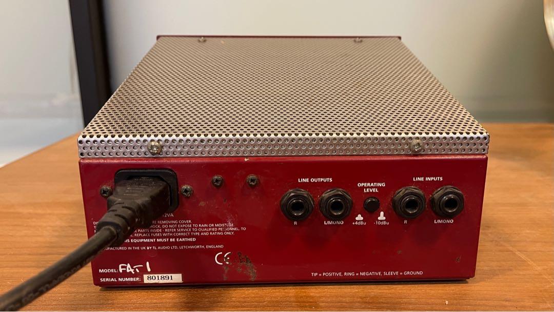 TL audio fat man - fat 1 stereo valve compressor + pre amp （膽/tube）, 興趣 ...