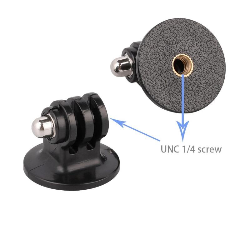 Tripod Mount Adapter + Screw for GoPro HERO 10 9 8 7 6 5 / Insta360 ONE ...