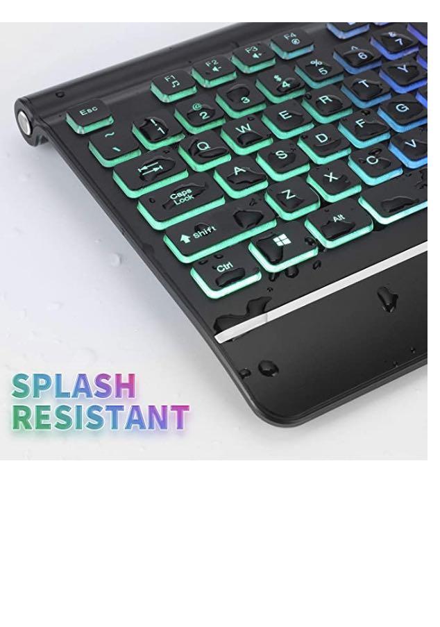 USB Wired Backlit Keyboard, Jelly Comb Wired Full Size Illuminated ...