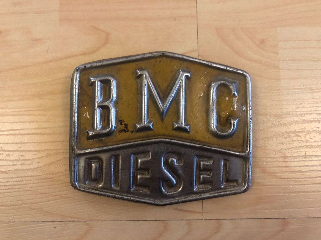 Vintage Advertisement BMC Diesel Car Badge, Hobbies & Toys ...