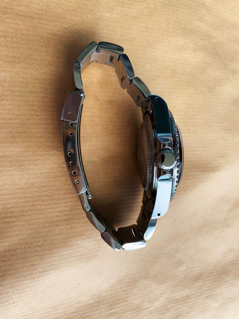 Vintage Military Submariner Style Seiko Mod automatic watch: 5513/5517 ...